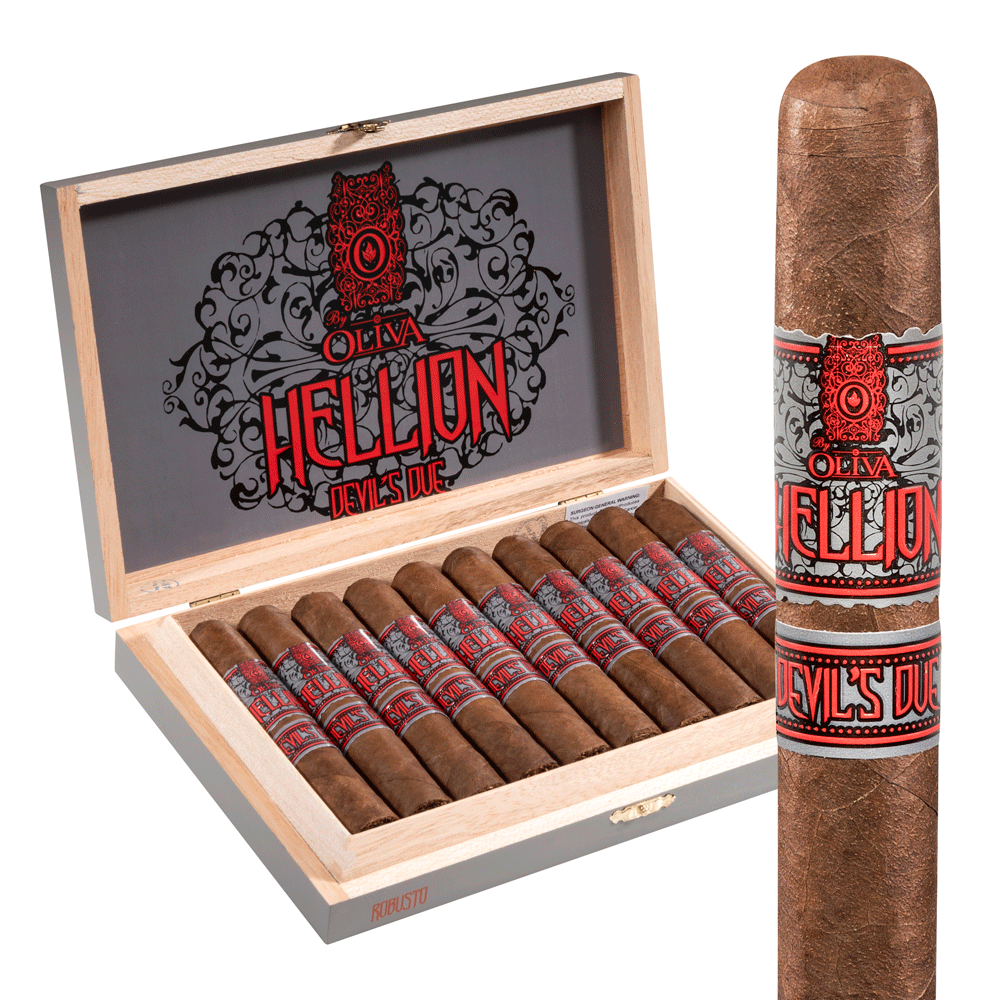 OLIVA HELLION DEVIL’S DUE ROBUSTO 5X54 – Don George Fine Cigars